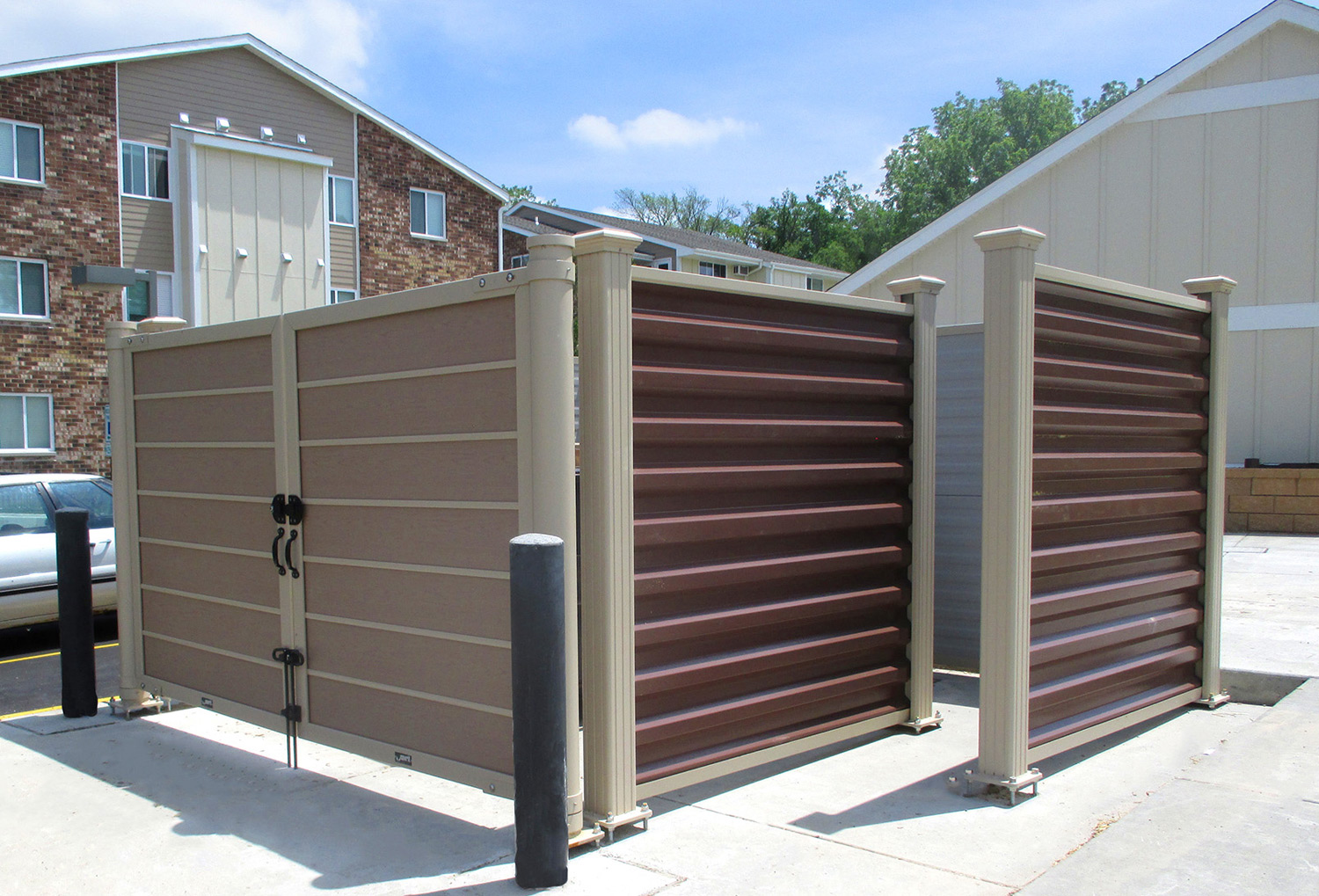 Dumpster Enclosures Installation Boston - The Boston Fence Company